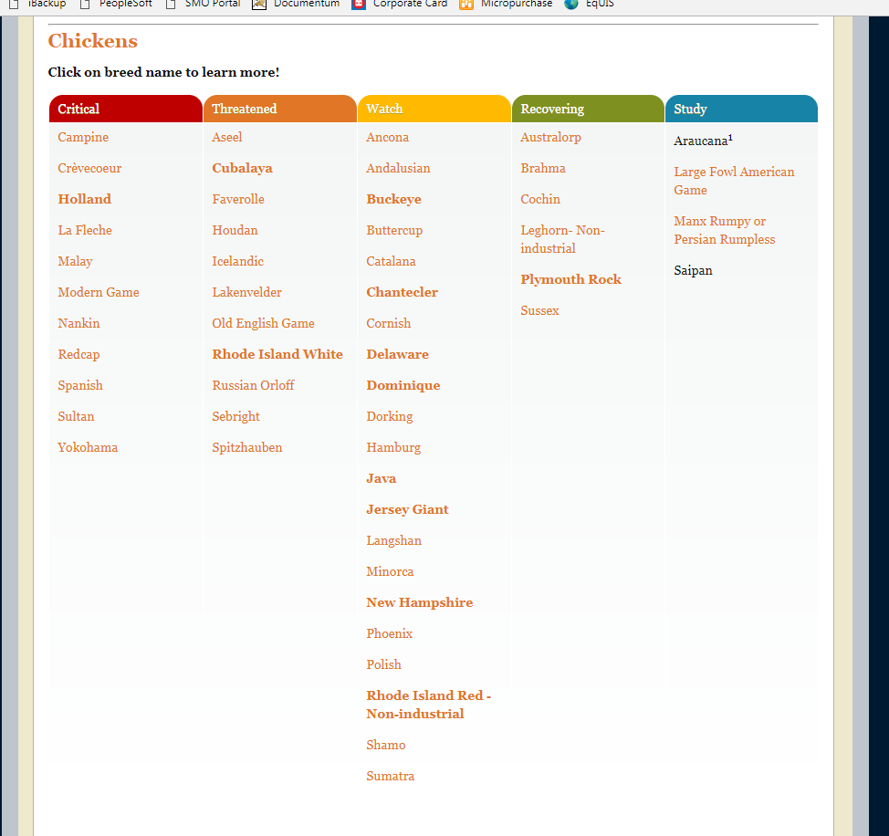 Heritage Livestock Chickens Renaissance Farmstead